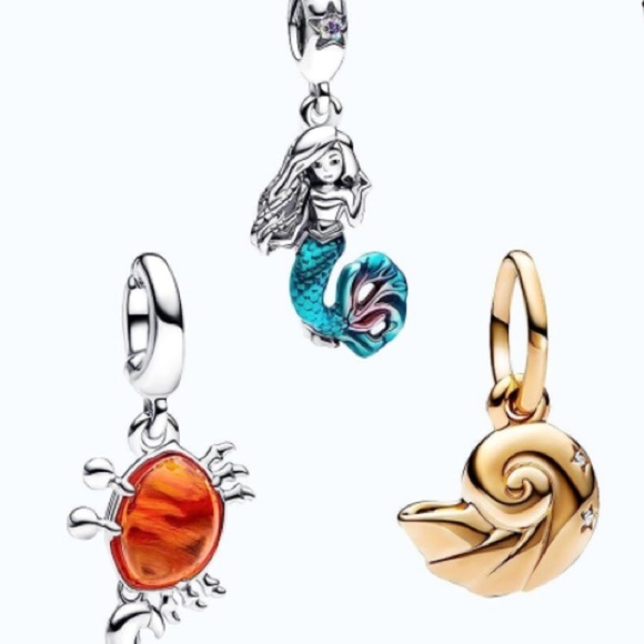 Jewelry | Disney Little Mermaid Charm Bundle Pack | Poshmark